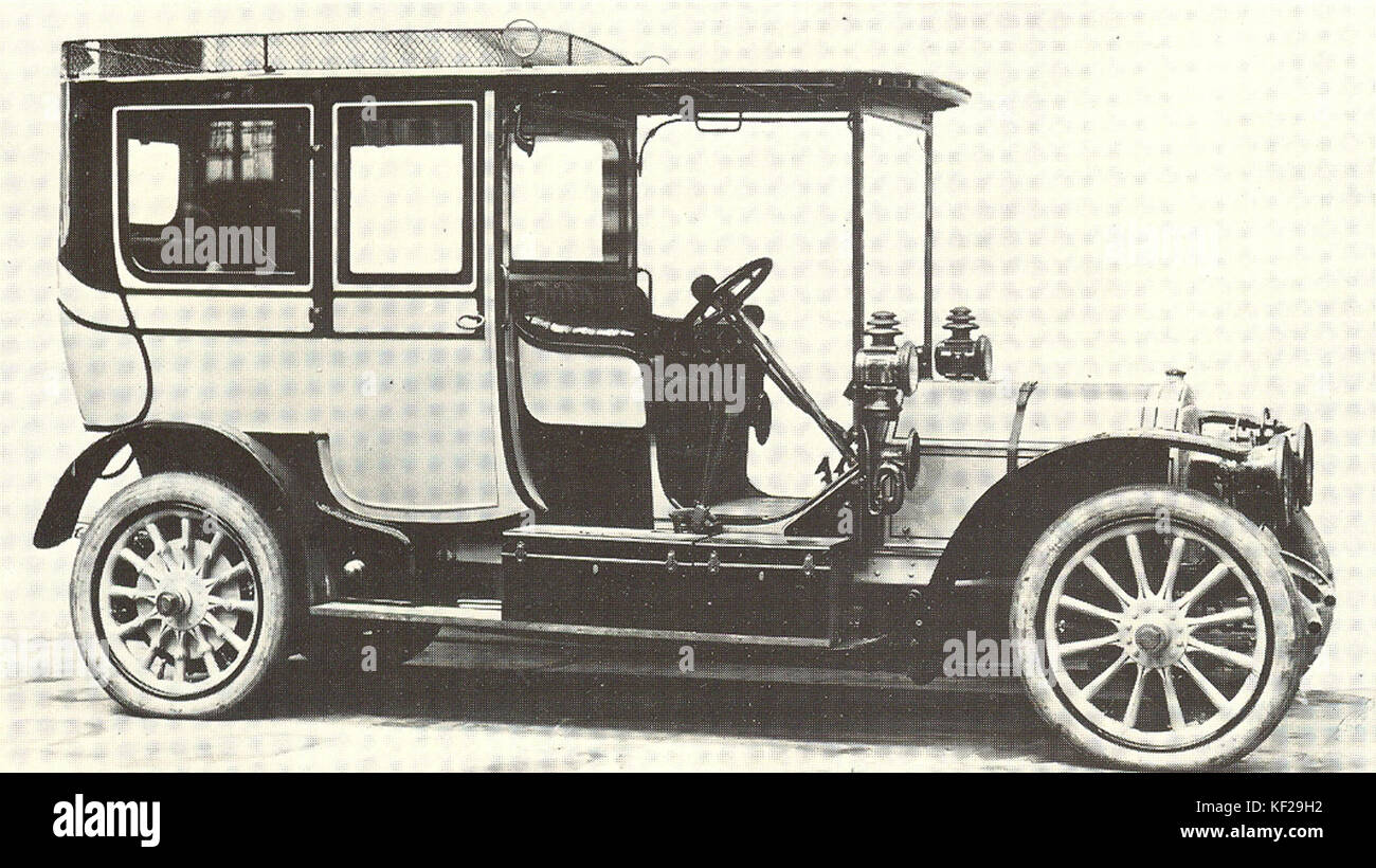 Fiat 18 24hp Coupe 1907 Stock Photo - Alamy
