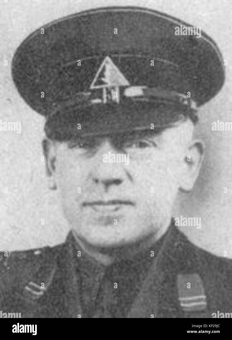A portrait or photograph of Hendrik Koot, taken in 1940. Koot's ...