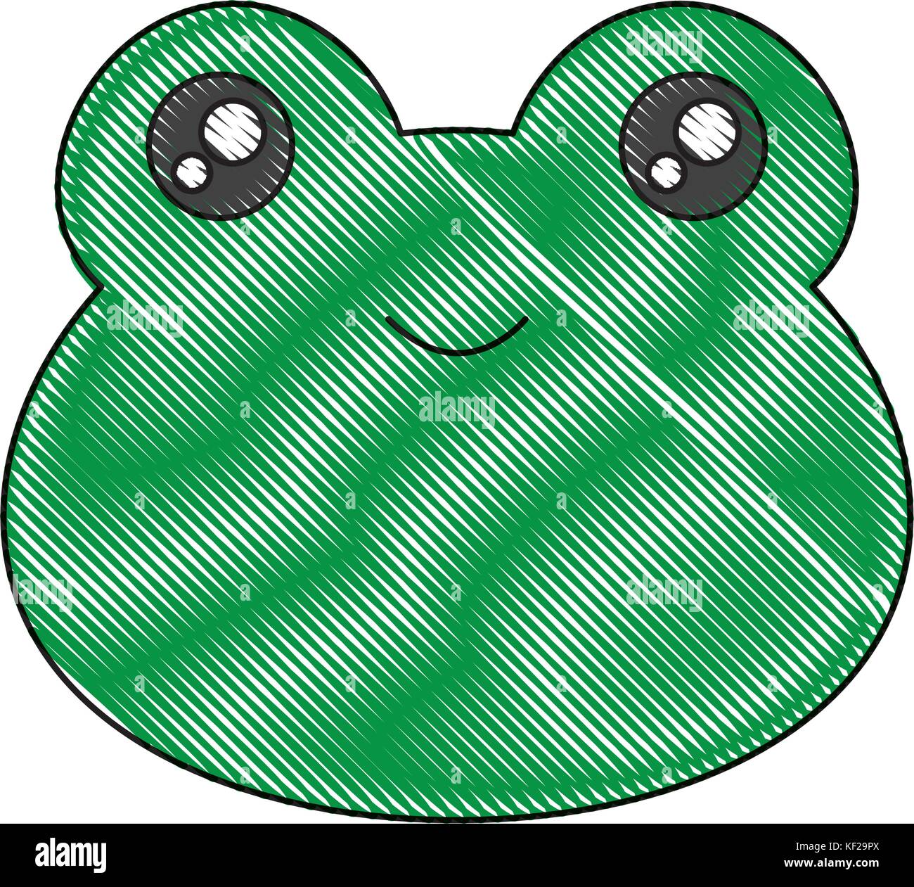 cute frog icon over white background colorful design vector ...