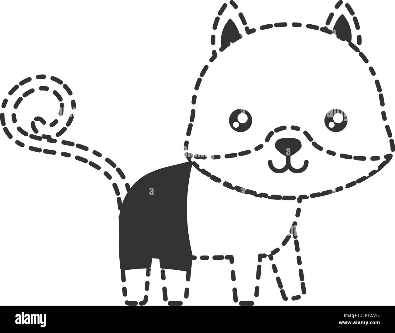 cute squirrel icon over white background vector illustration Stock ...