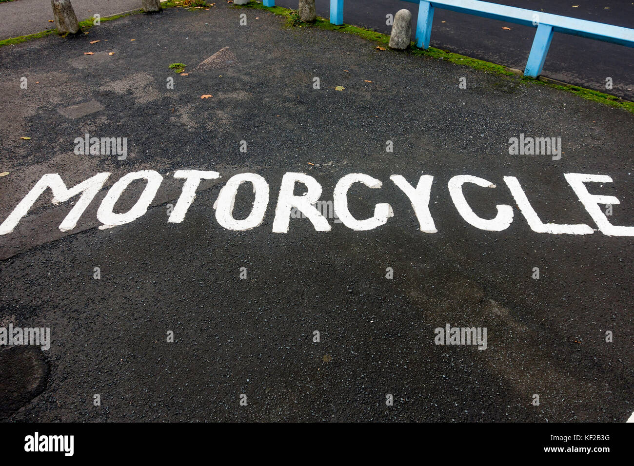 Motorcycle parking area hi-res stock photography and images - Alamy