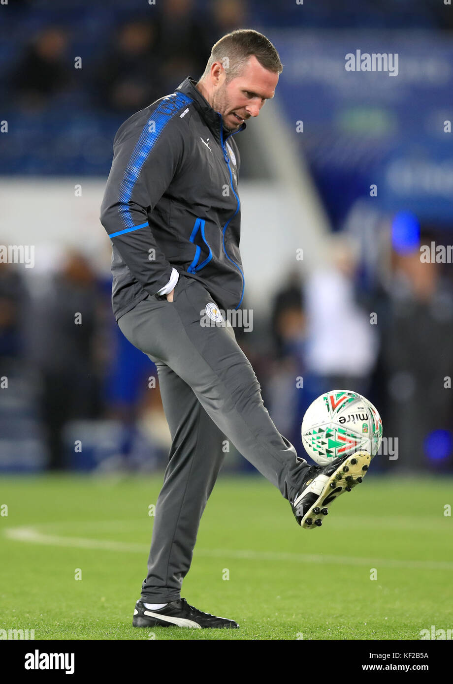 Leicester City Caretaker Manager Michael Appleton during the Carabao ...