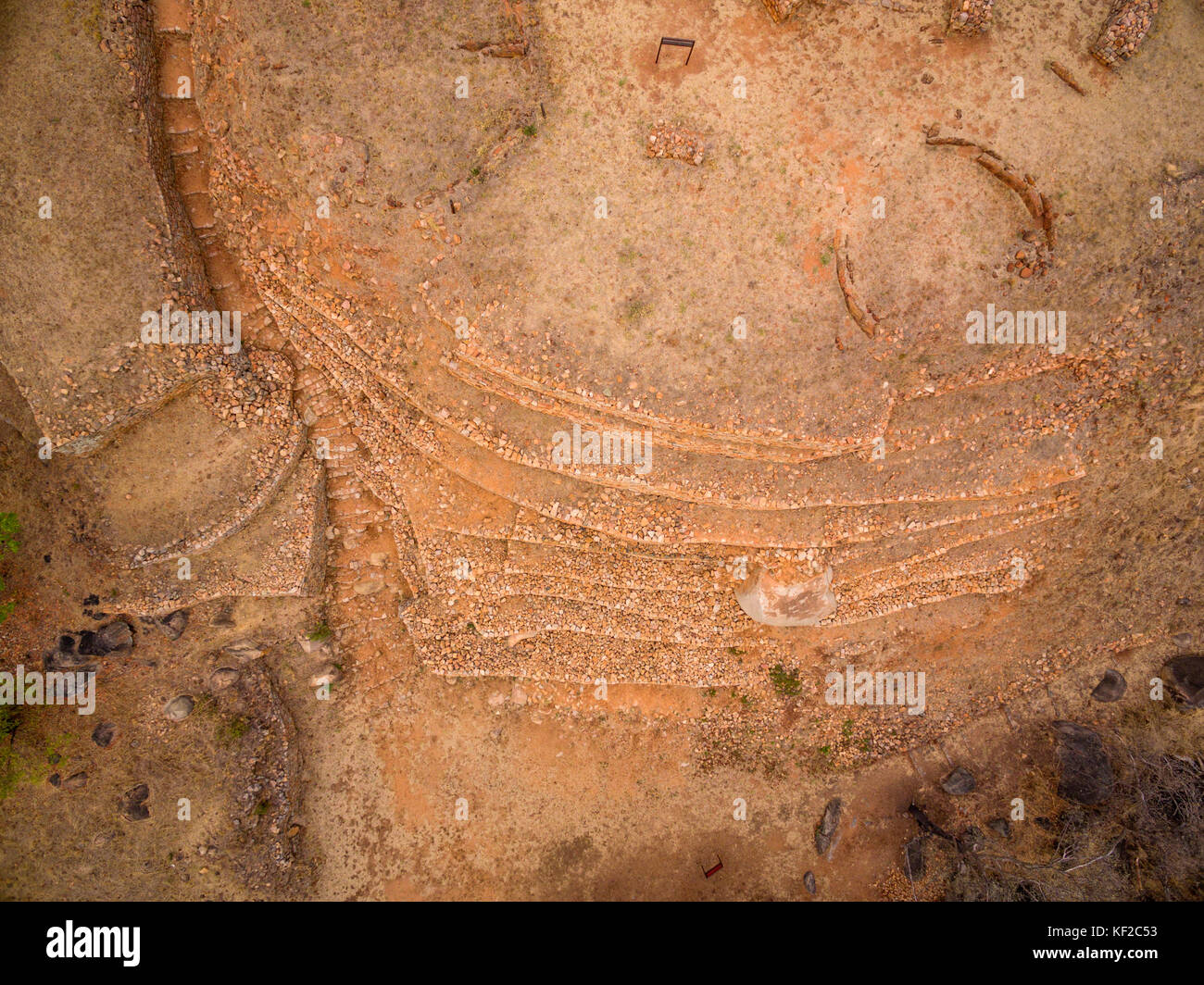 An aerial view of Zimbabwe's Khami Ruins Stock Photo - Alamy