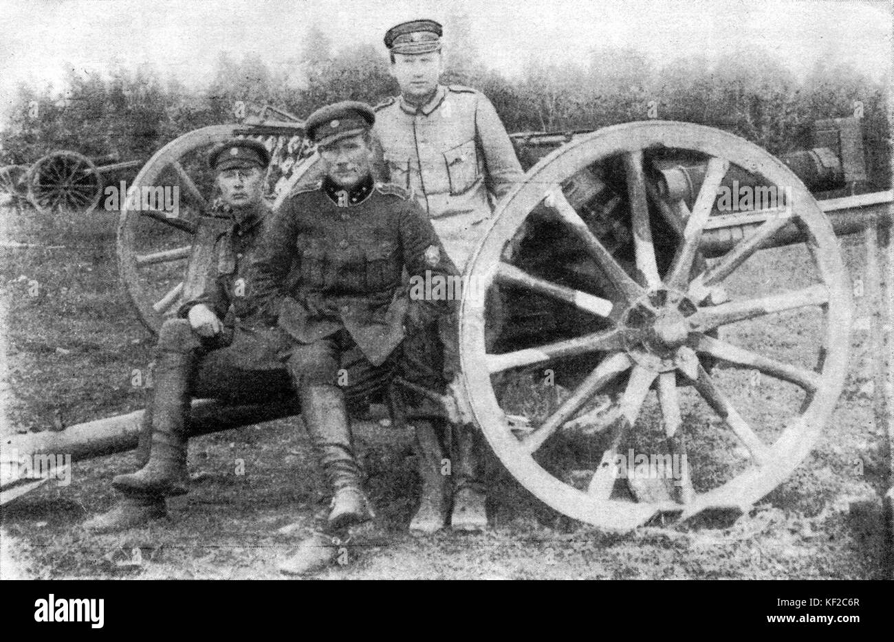 A historical photograph of Patarei nr 5, likely taken in 1919. This ...