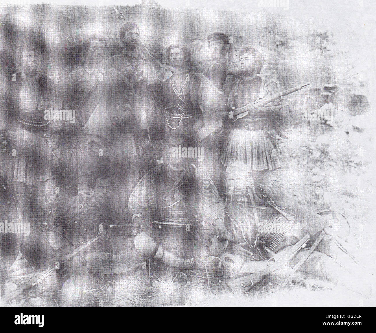 Steryo Steryovski and albanian revolutionaries Stock Photo - Alamy