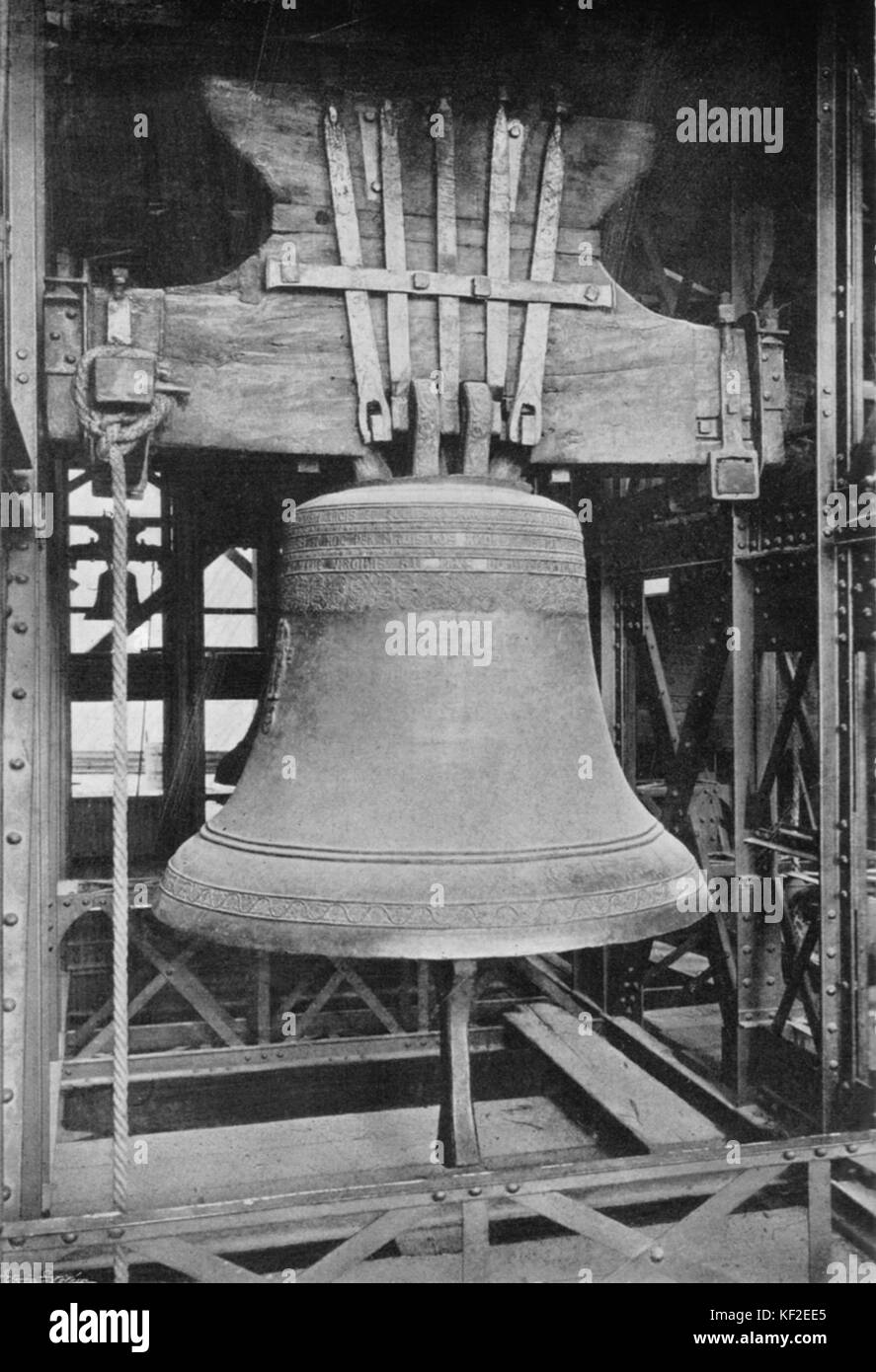Prague st Vitus bell Vaclav 1906 Stock Photo - Alamy