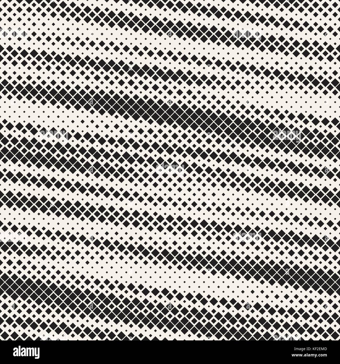 Modern Stylish Halftone Texture Endless Abstract Background With Random Size Squares Vector