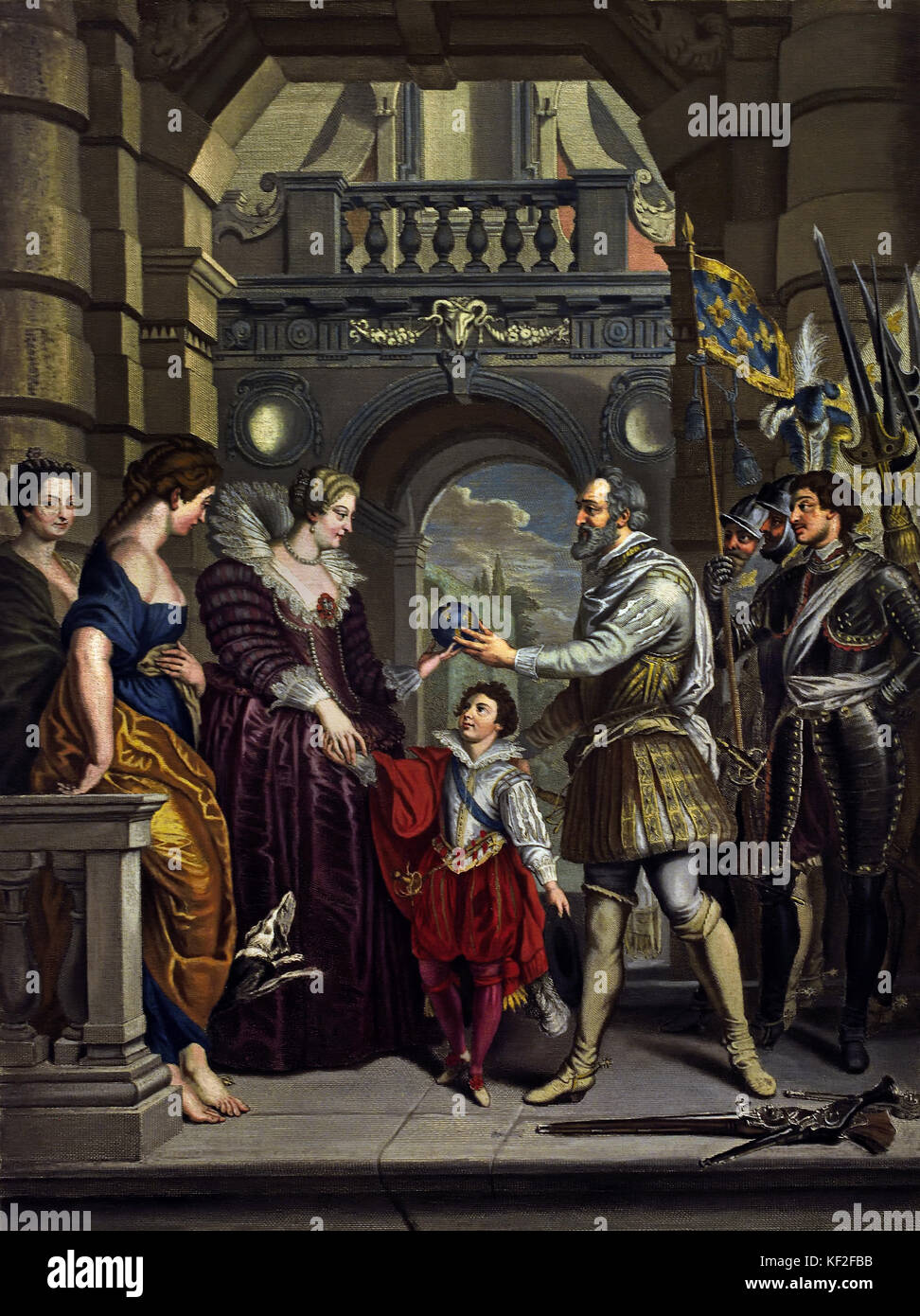Henrich IV. entrusts the government of Mary de Medici on leaving for a ...