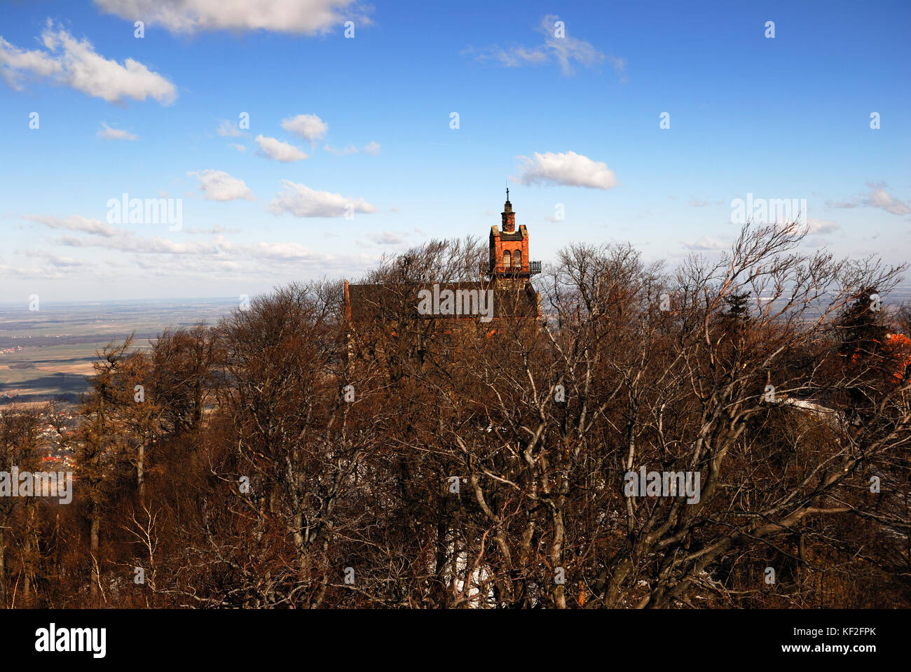 Sleza, mountain, church, dolnoslaskie,Polska, europe, landscape, travel ...