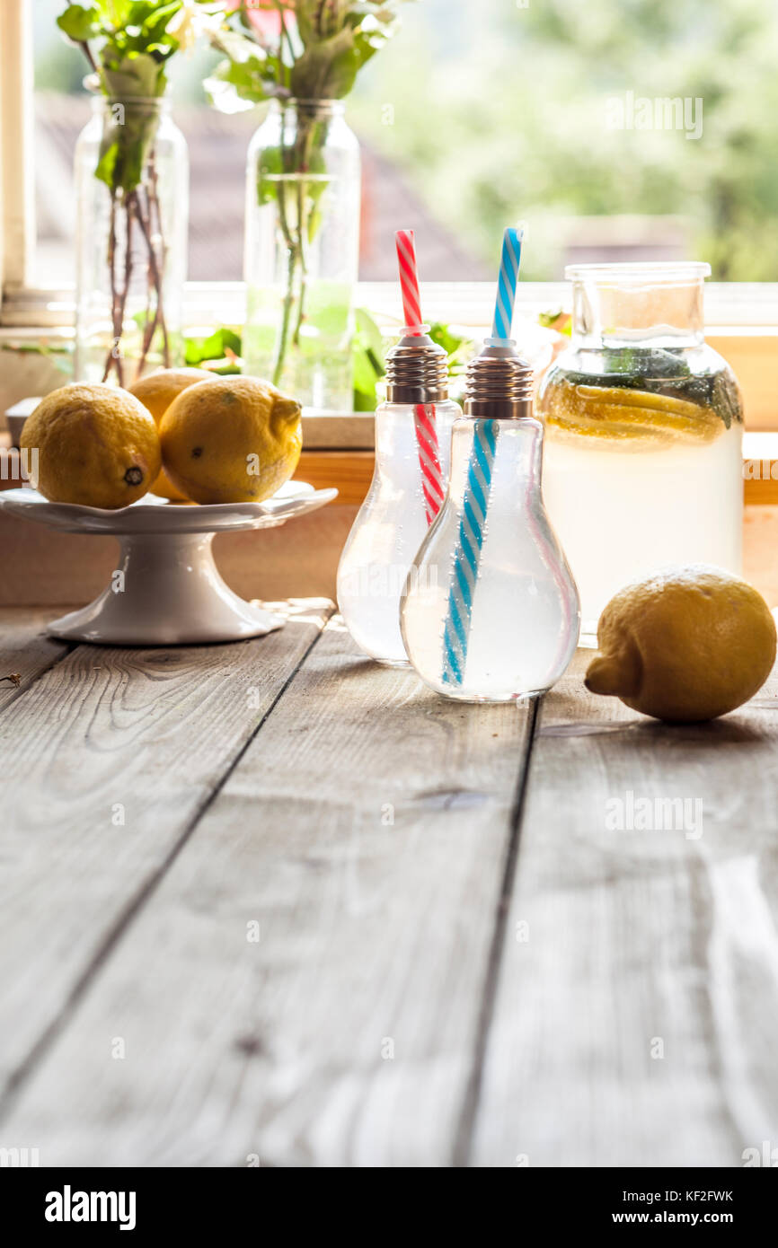Wooden lemonade stand hi-res stock photography and images - Alamy