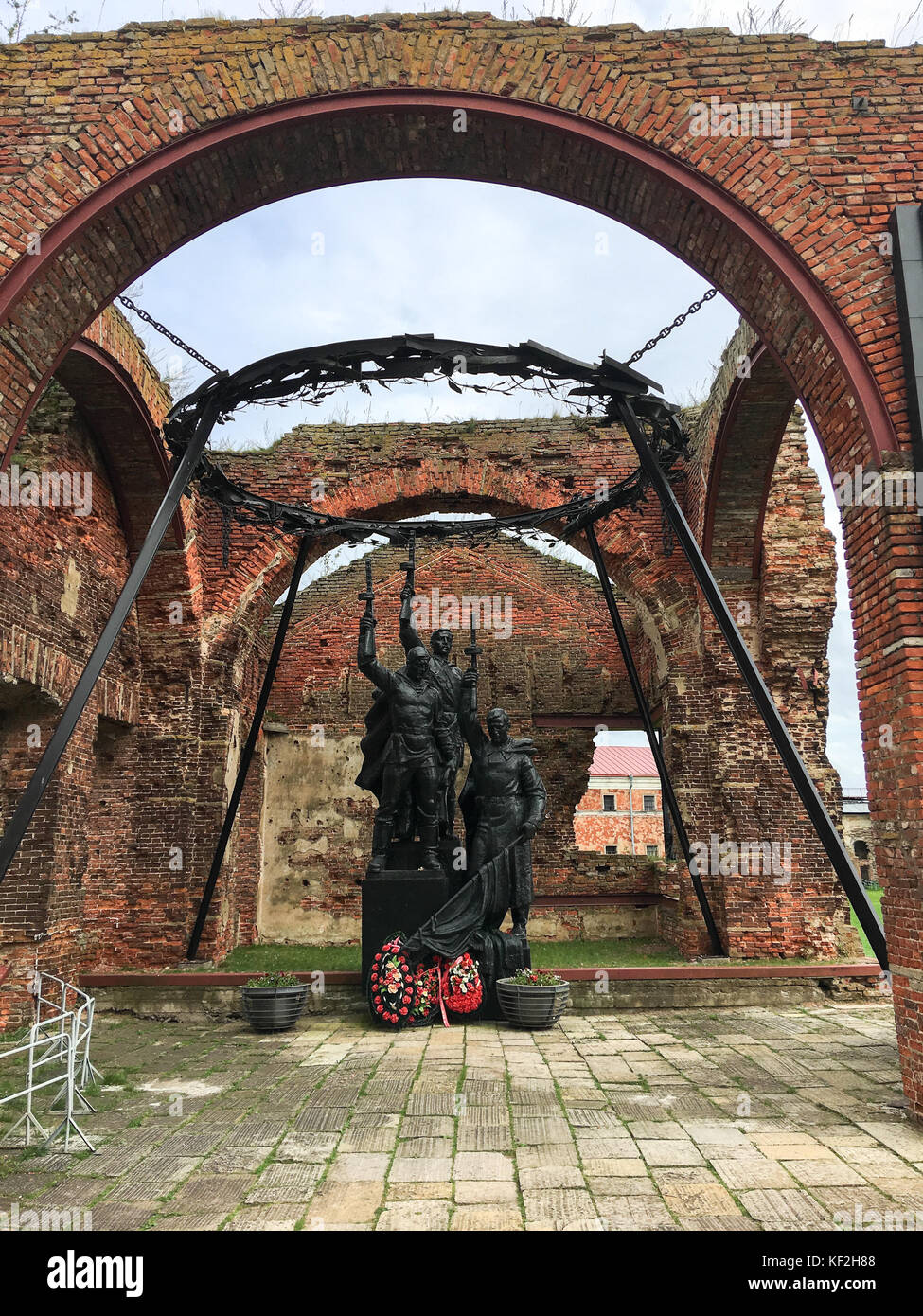 SHLISSELBURG, RUSSIA, CIRCA SEP, 2017: Monument to defenders of the ...