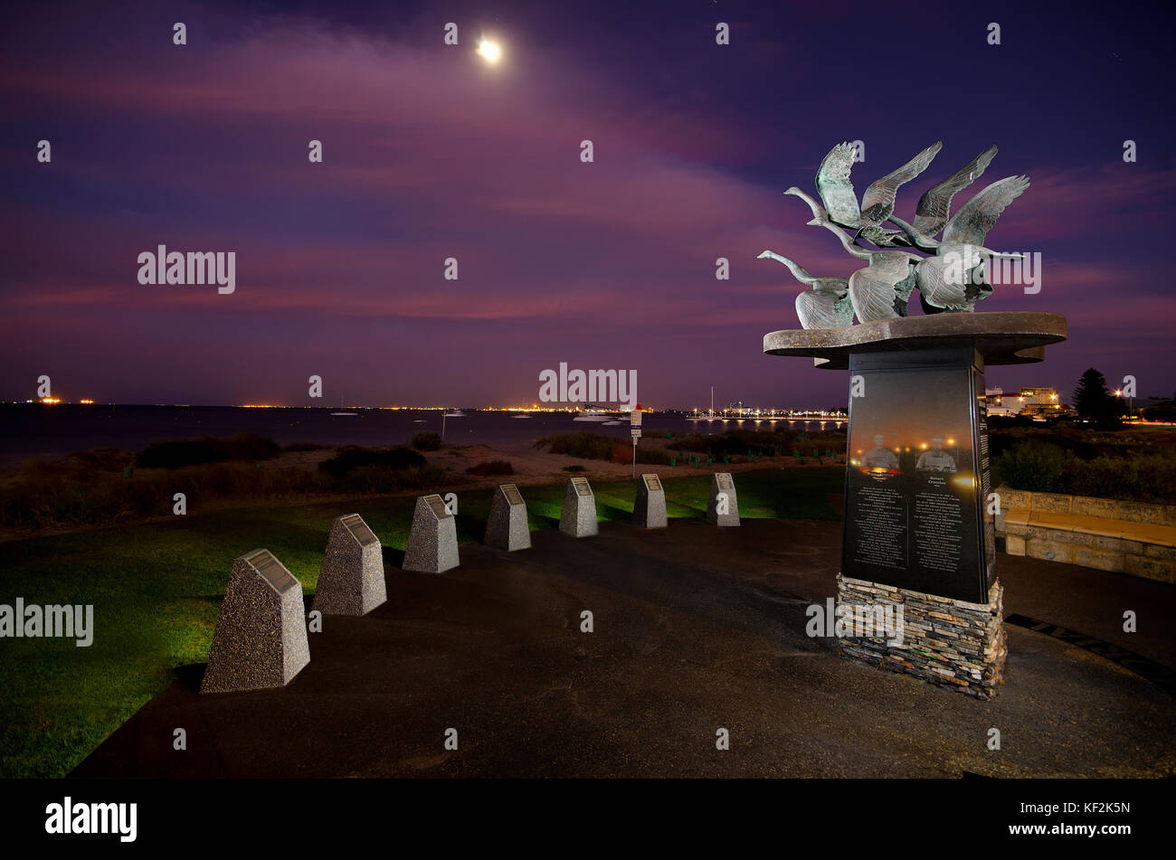 Wild Geese, Catalpa Memorial, Palm Beach Rockingham, Western Australia ...