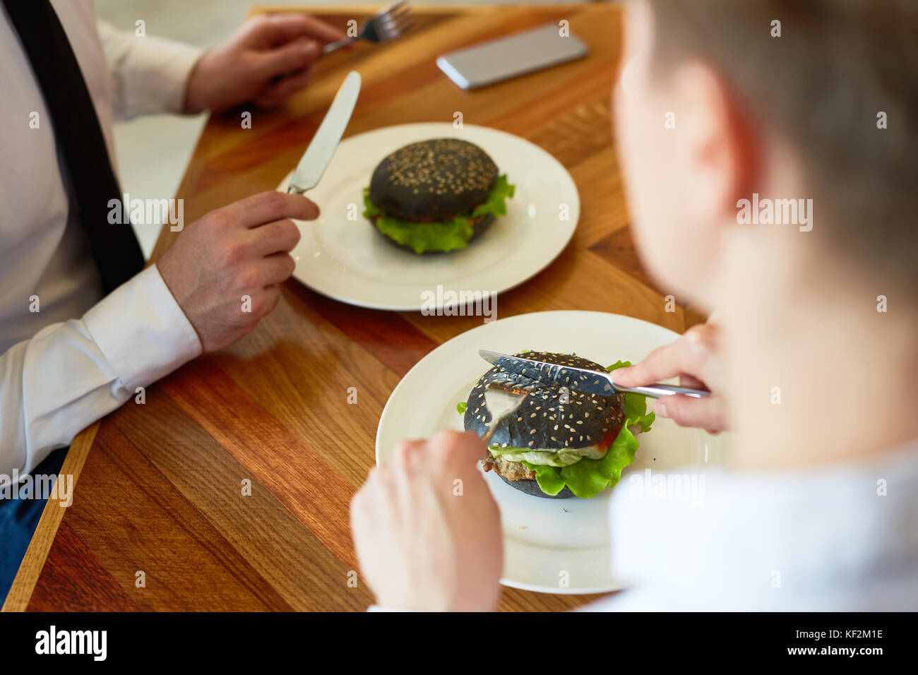 Manager lunch hi-res stock photography and images - Alamy
