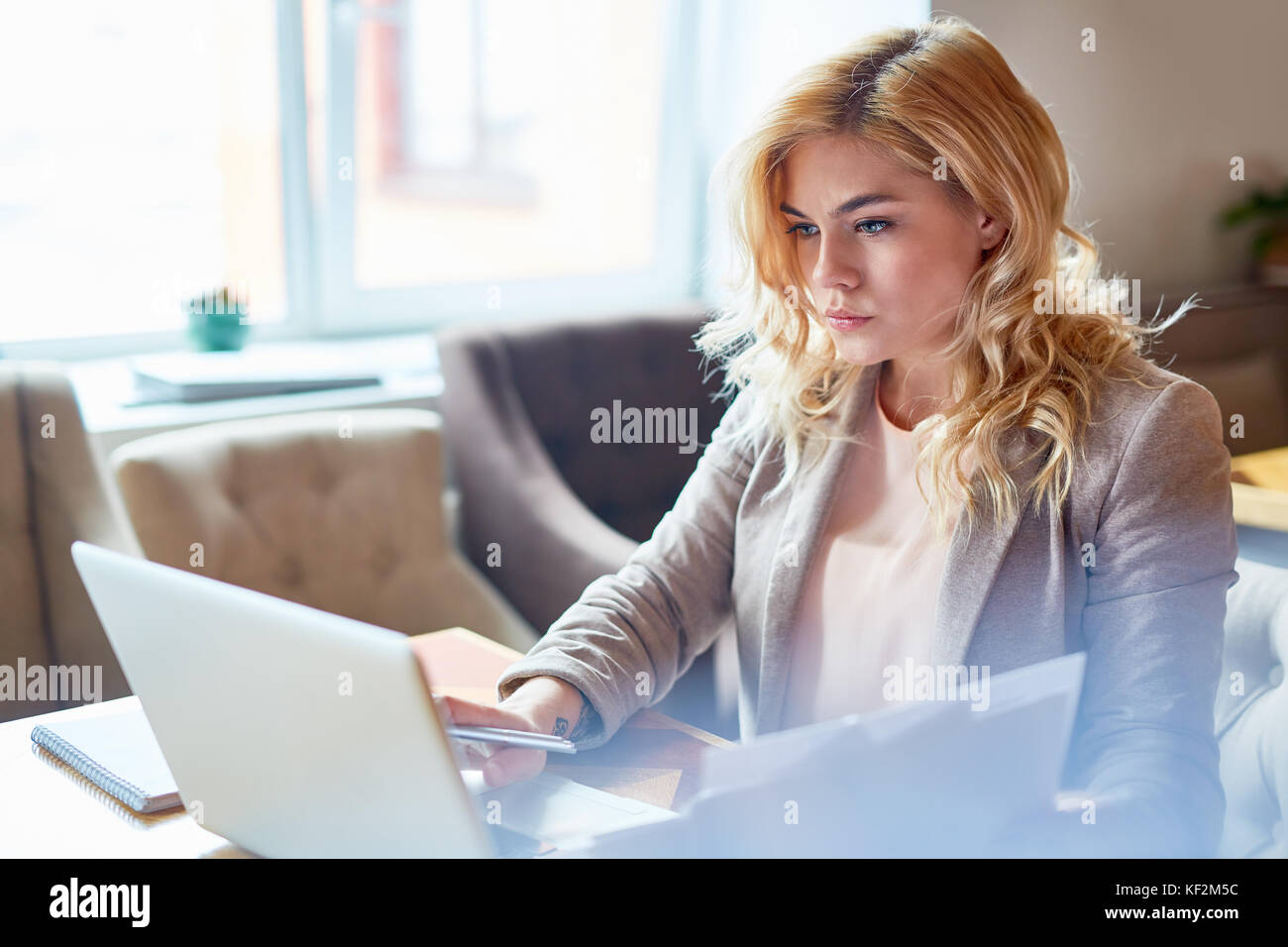 Confident young manager in hi-res stock photography and images - Alamy