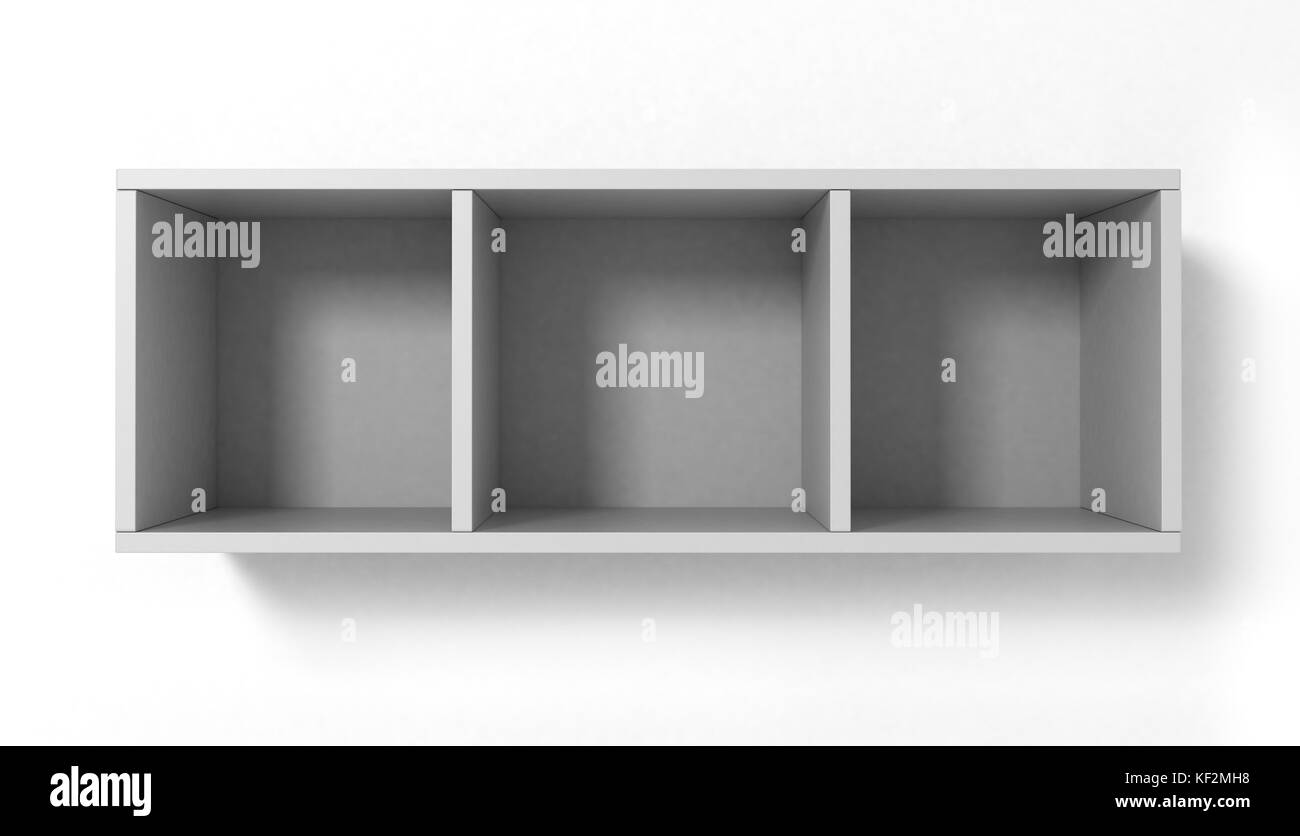 Empty home office bookshelves Cut Out Stock Images & Pictures - Alamy