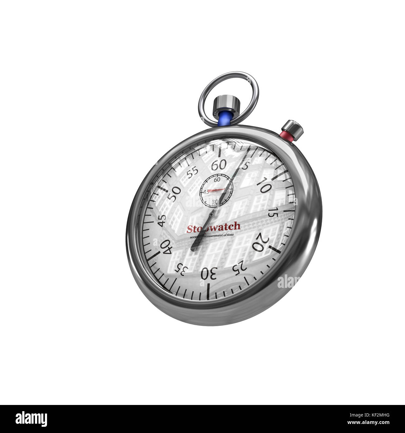 Stopwatch on the white background Stock Photo - Alamy