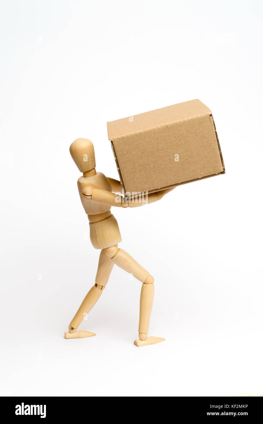 Dummy with pack Stock Photo - Alamy