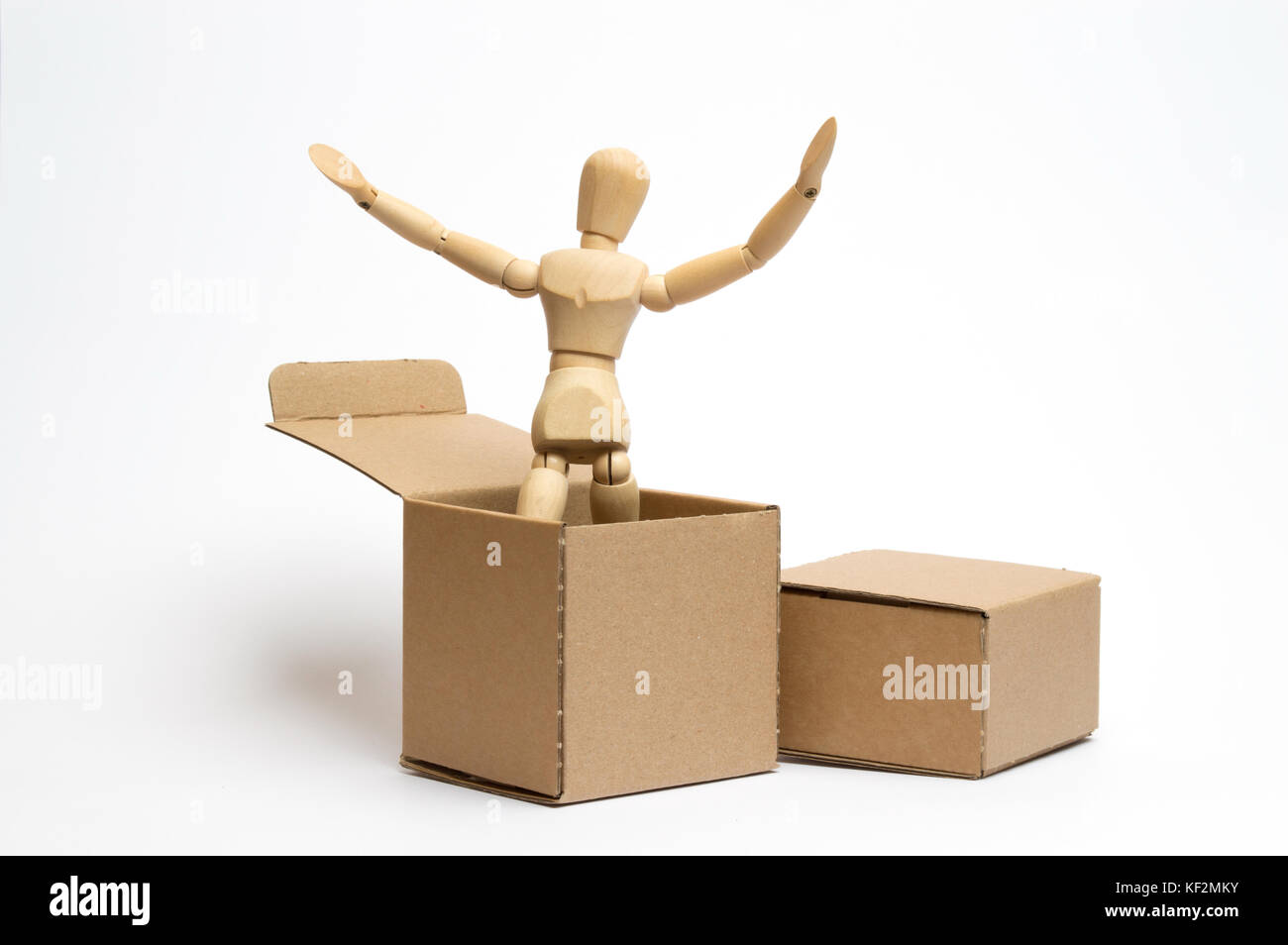 Dummy with pack Stock Photo - Alamy