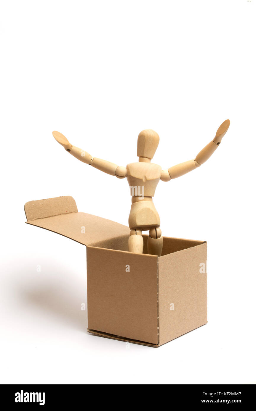 Dummy with pack Stock Photo - Alamy