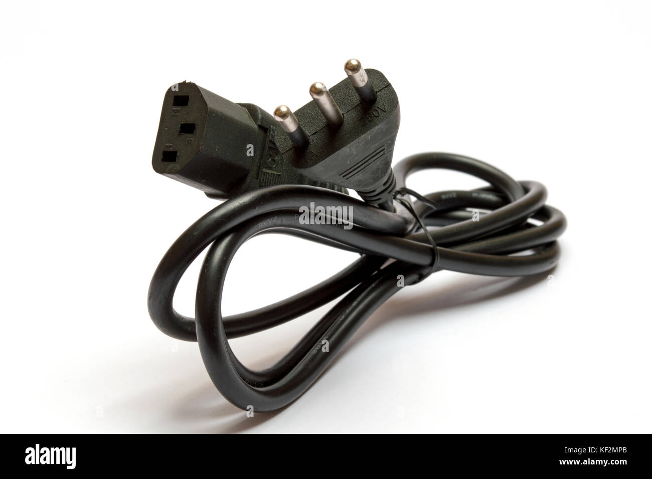Electrical plug on white background Stock Photo - Alamy