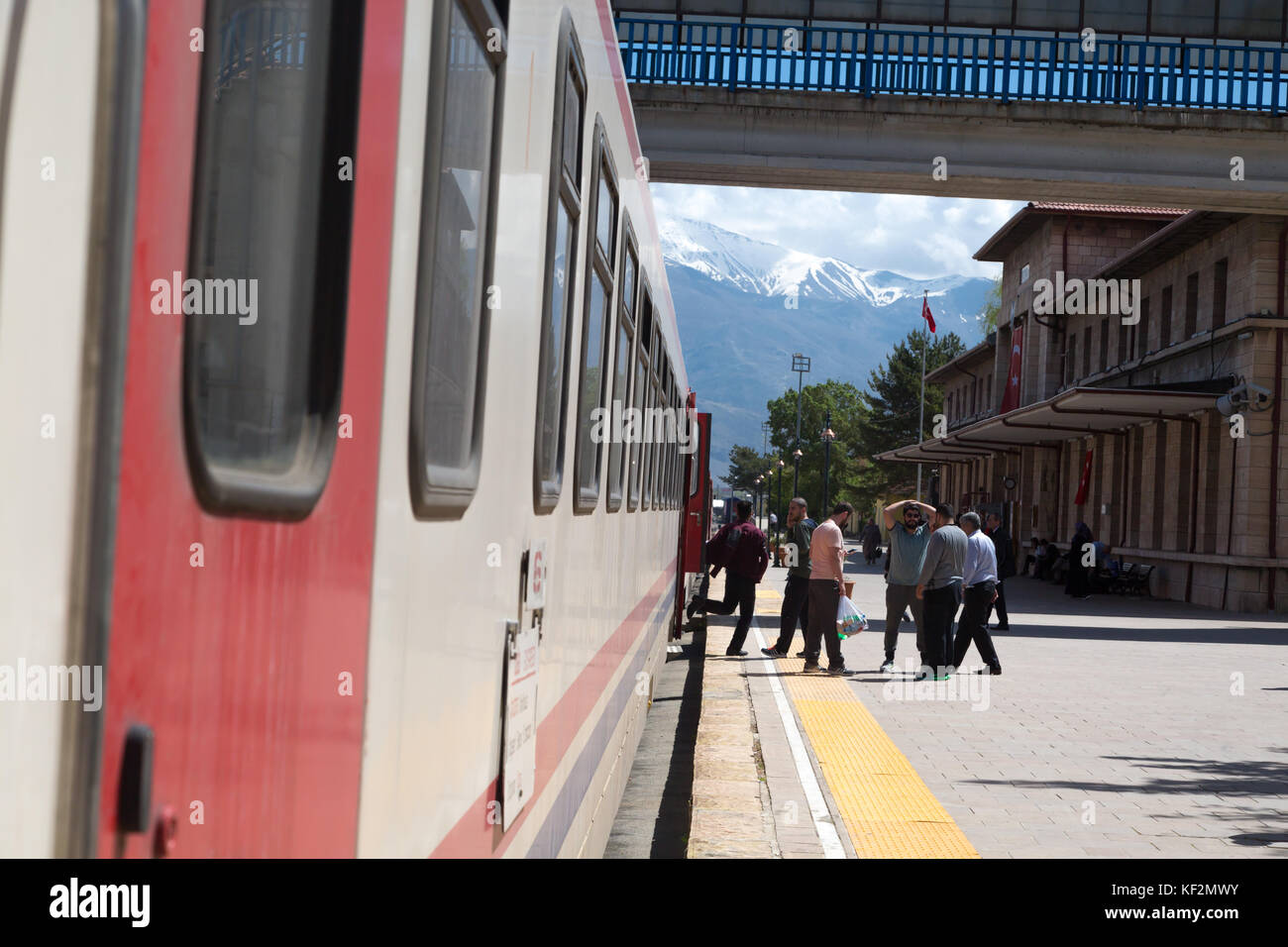 ERZURUM, TURKEY - MAY 06, 2017 : Wagon view of Orient Express train on ...