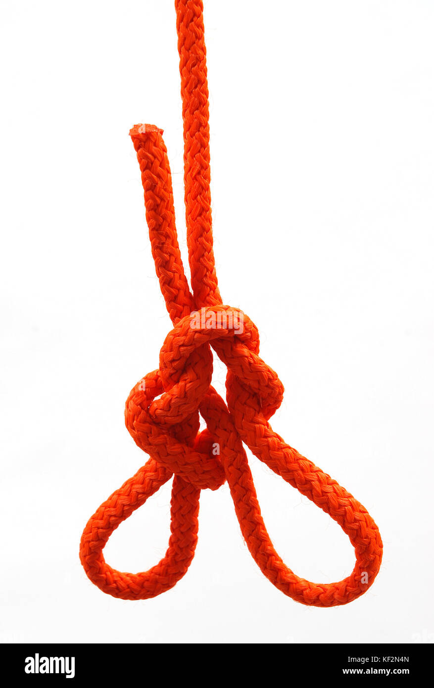 Node with colored ropes Stock Photo - Alamy