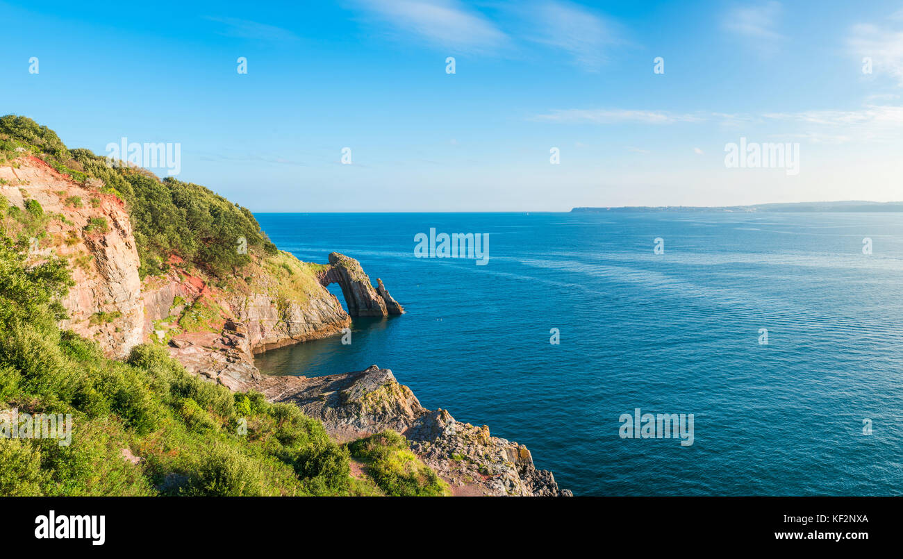 London bridge rock torquay south hi-res stock photography and images ...