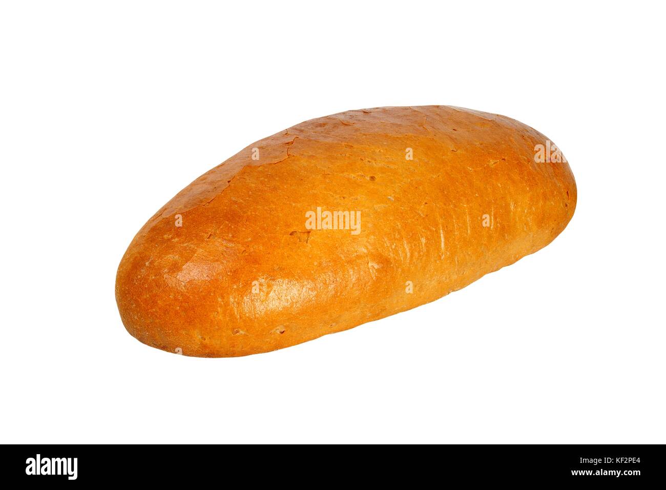 Loaf of bread isolated on white background Stock Photo - Alamy