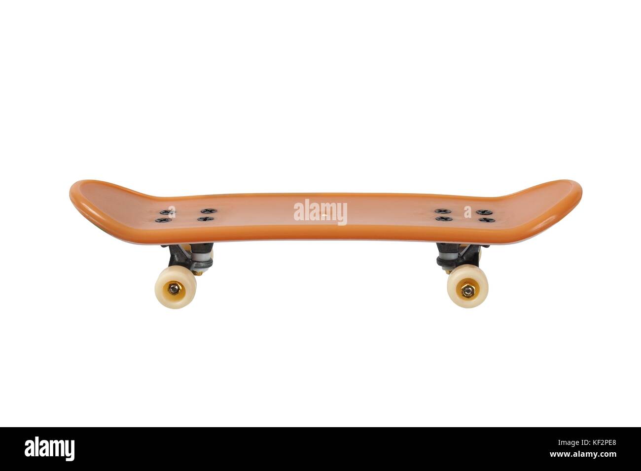 Mini skateboard isolated on white background Stock Photo - Alamy