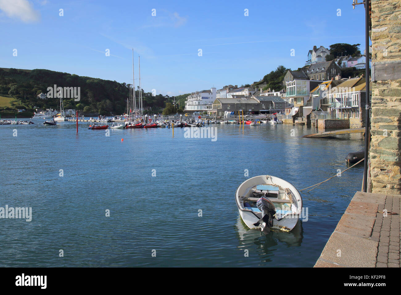 the sailing centre of salcombe on the south devon coast Stock Photo - Alamy