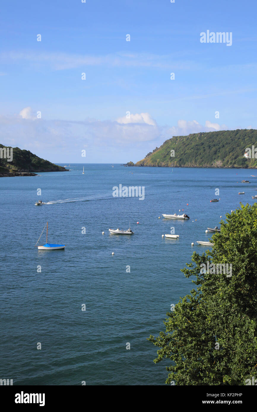 salcombe at the mouth of the kingsbridge estuary in south devon Stock ...