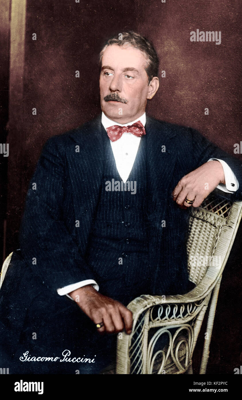 Giacomo Puccini portrait. Italian composer, Italian composer: 22 ...