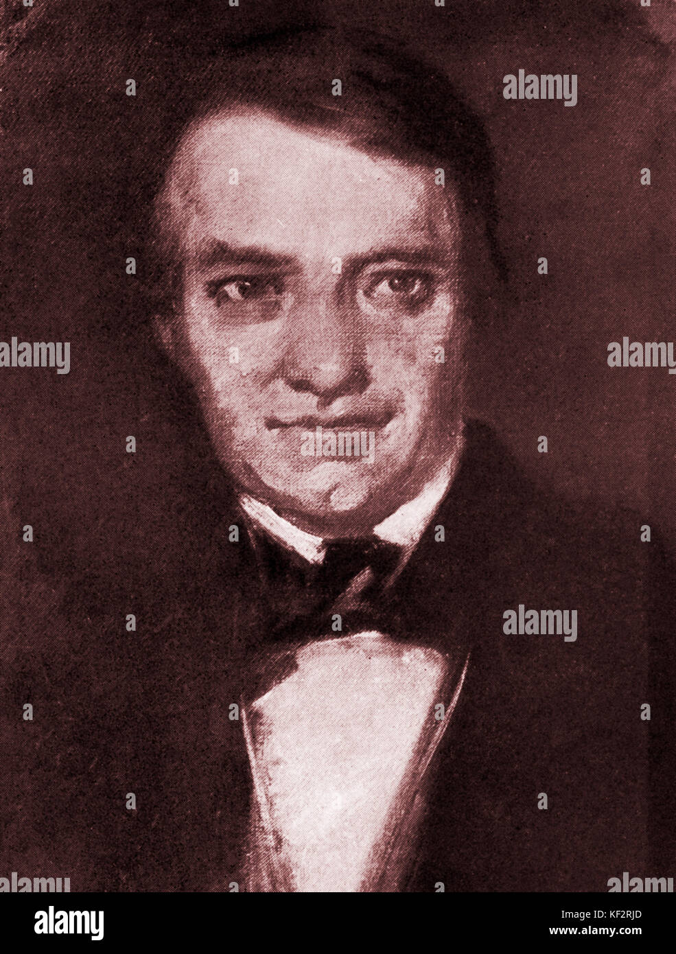 Ferdinand Schubert - portrait of older brother of Franz Schubert ...