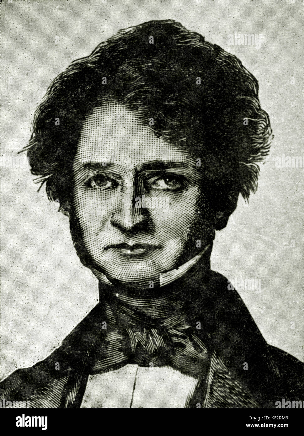Hector Berlioz -portrait of the French composer, 1839. 11 December 1803 ...