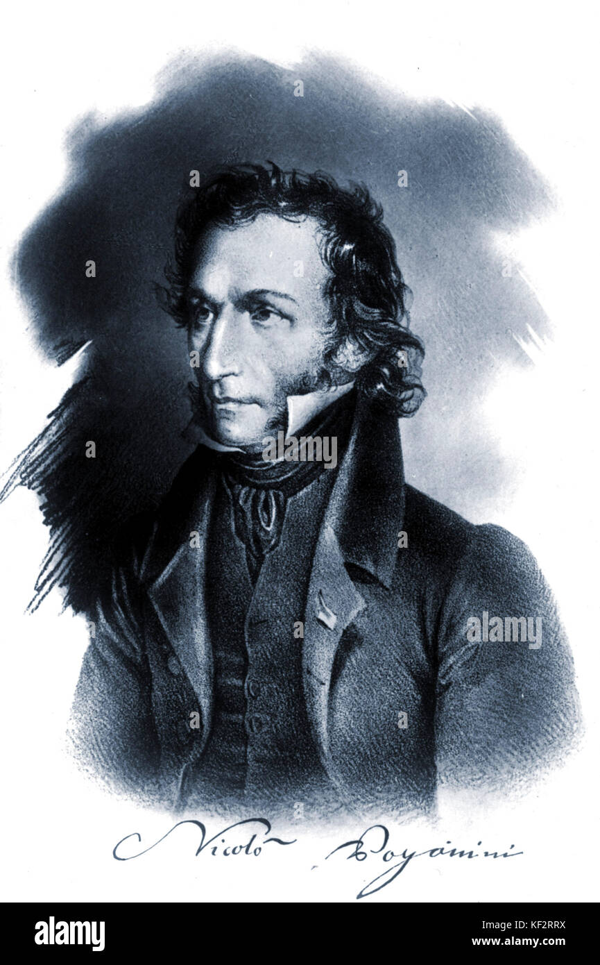 Paganini portrait hi-res stock photography and images - Alamy