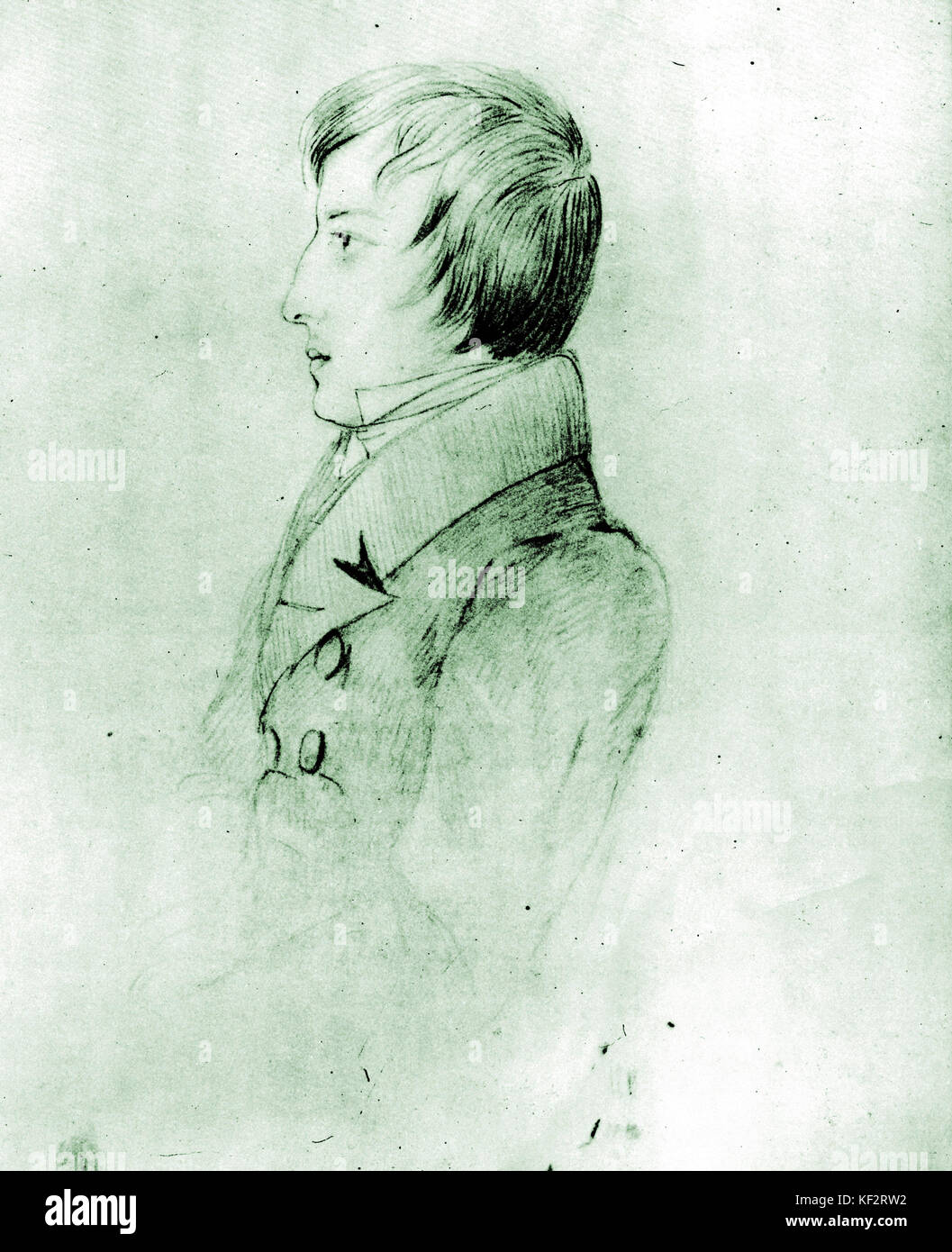 CHOPIN, Frederic by Eliza Radziwill 4th Nov 1829 Drawing done while ...