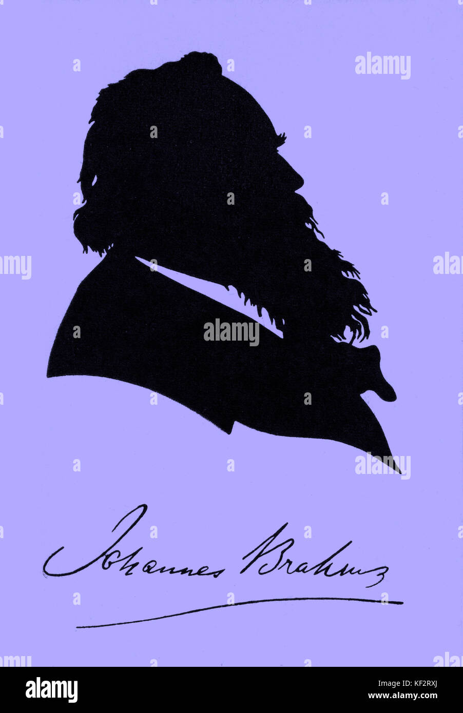 Johannes brahms 1833 1897 german composer hi-res stock photography and ...