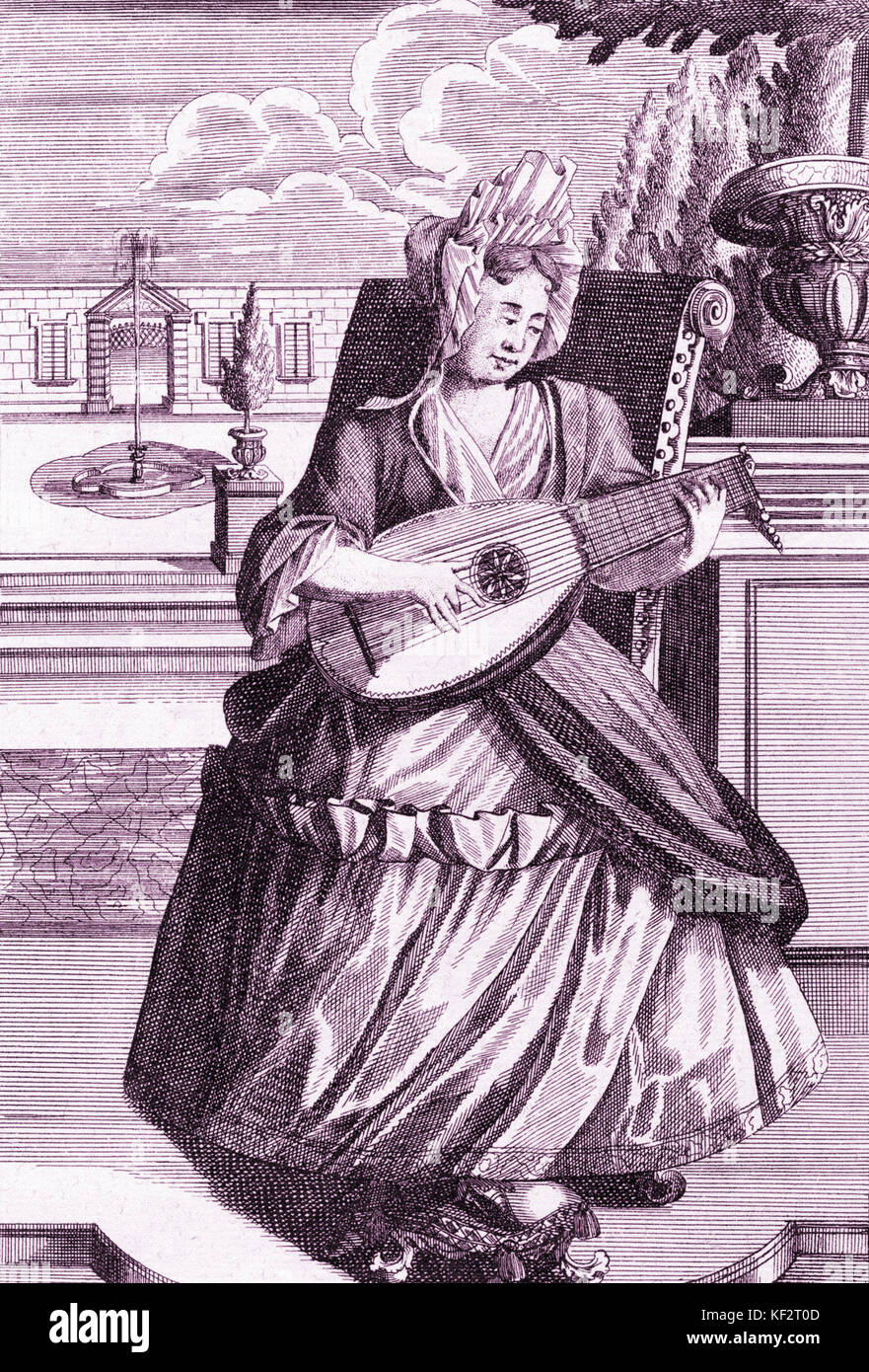 Renaissance music engraving hi-res stock photography and images - Alamy