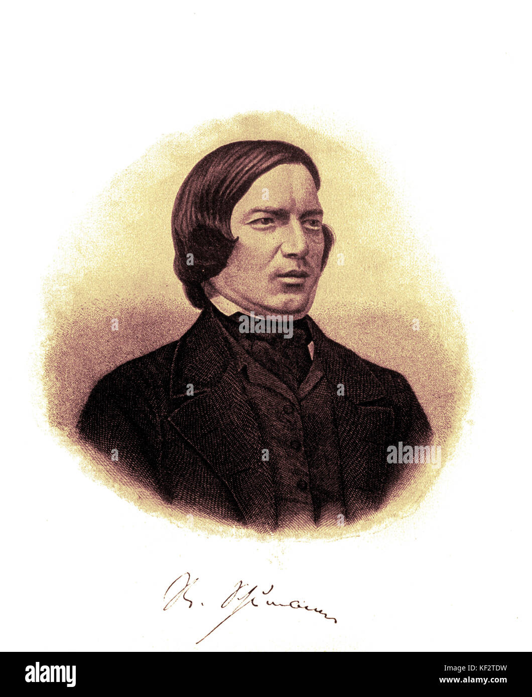 Portrait Of Robert Schumann Stock Photos & Portrait Of Robert Schumann ...