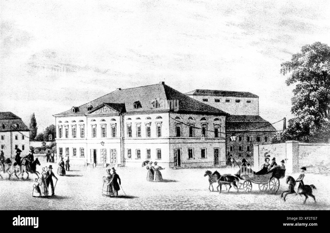 Weimar Court Theatre / Das Grossherzogiche Theater in Weimar, Gerrmany ...