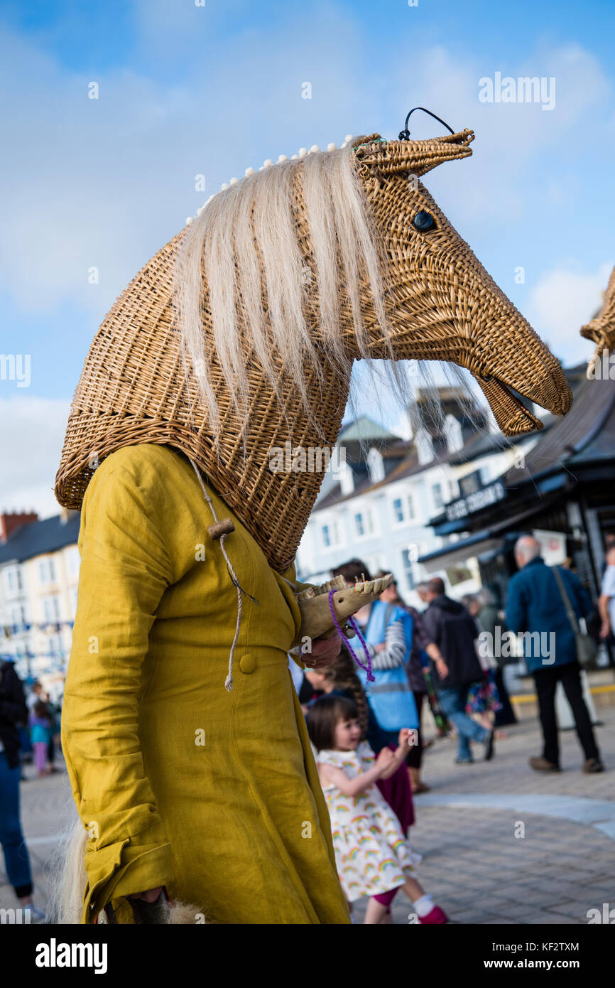 Performers from The Armagh Rhymers wearing their traditional wicker ...