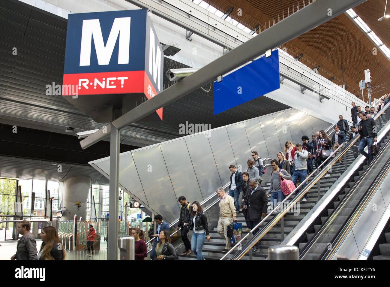 The Metro in Amsterdam, Netherlands Stock Photo - Alamy