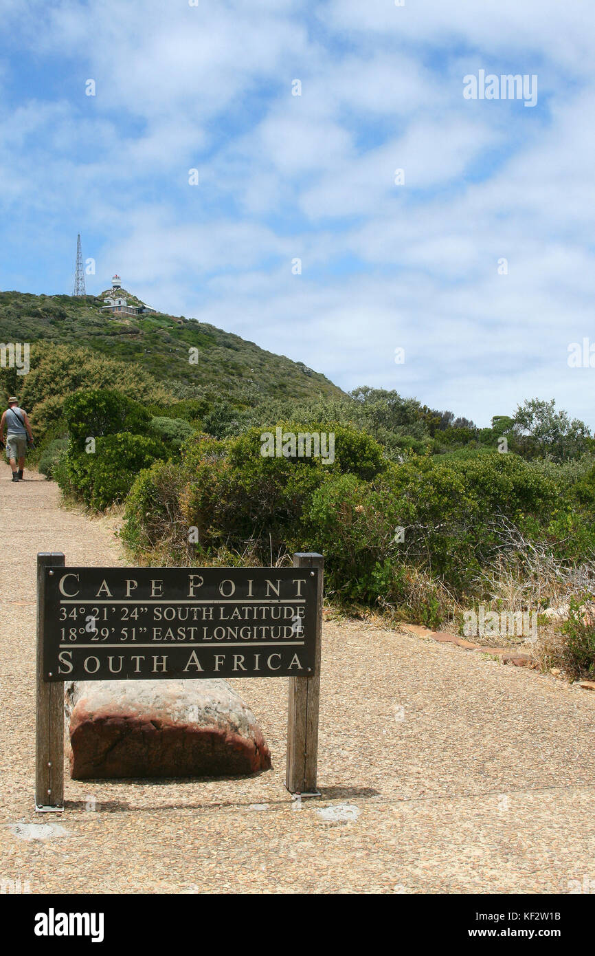 Cape point sign lighthouse hi-res stock photography and images - Alamy