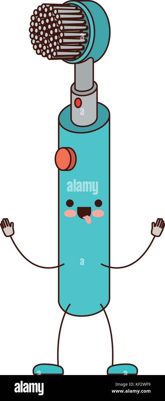 Electric toothbrush cartoon hi-res stock photography and images - Alamy
