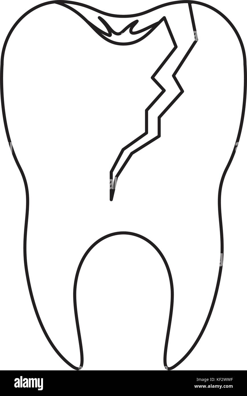 Broken molar Cut Out Stock Images & Pictures - Alamy