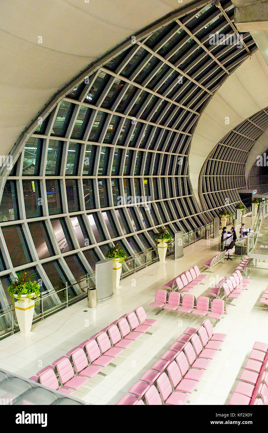 The terminal waiting lounge for passengers to board flights at Bangkok ...