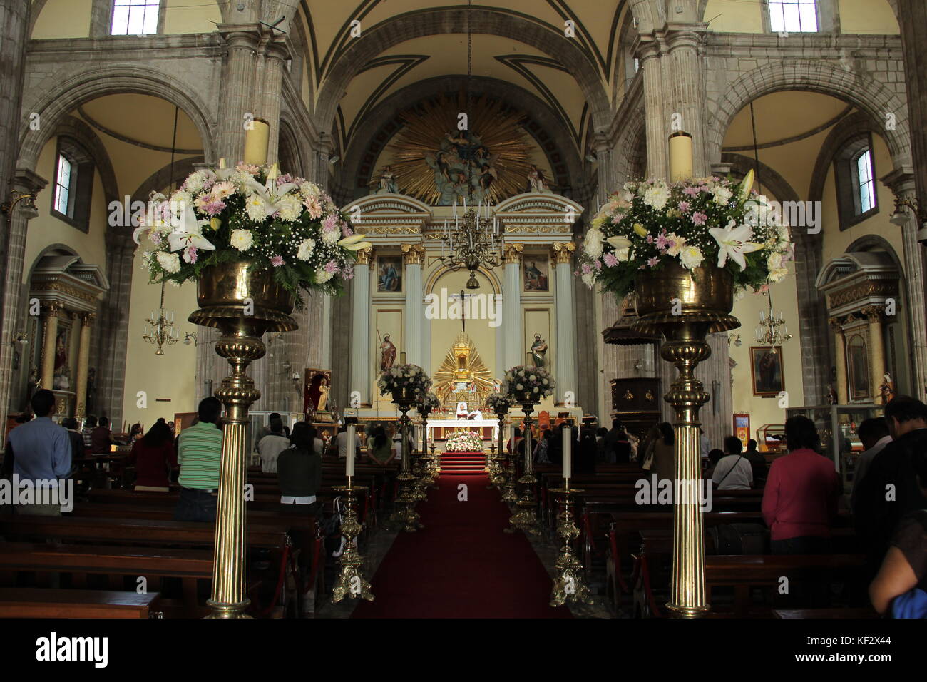 Catholic cathedral in Mexico city at Zocalo square Stock Photo - Alamy