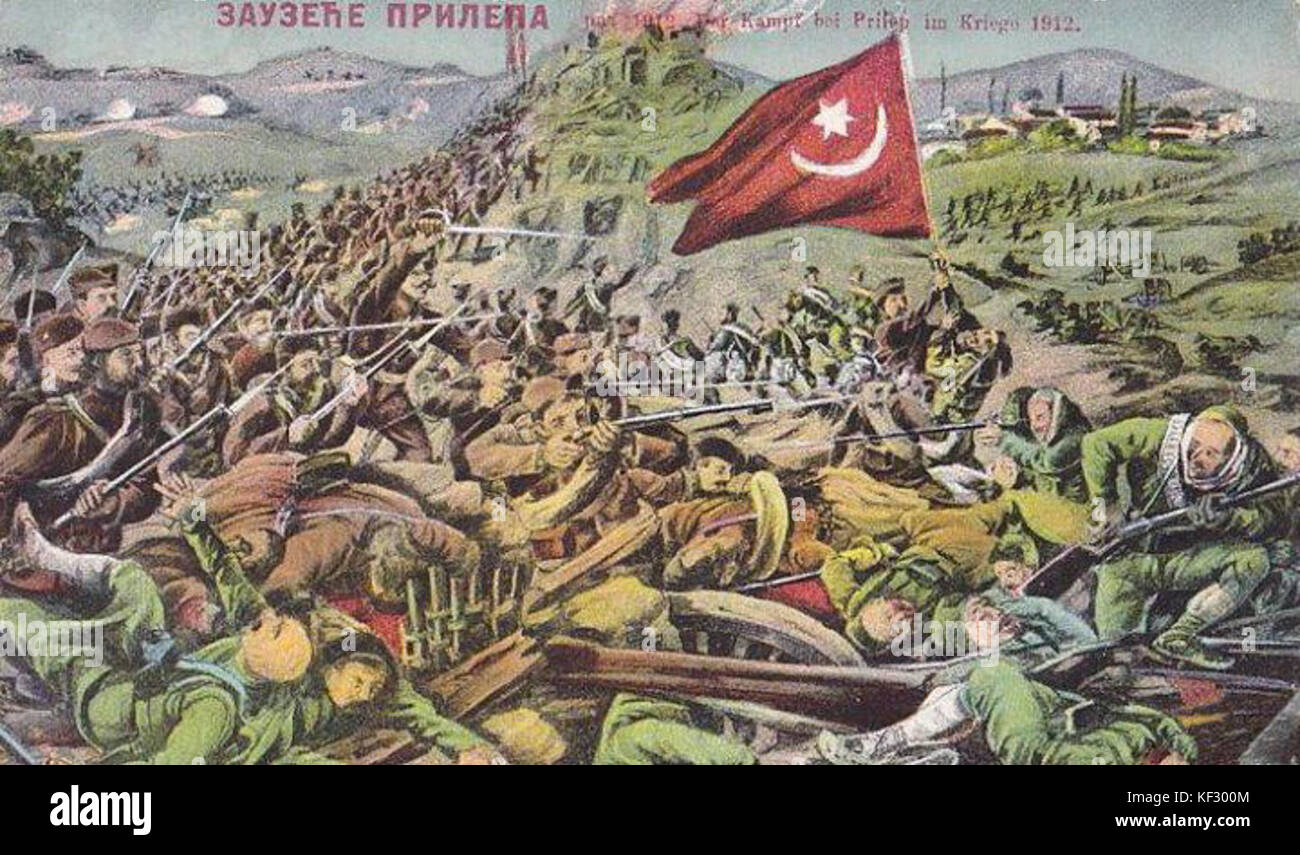 Prilep Battle 1912 Postcard Stock Photo - Alamy