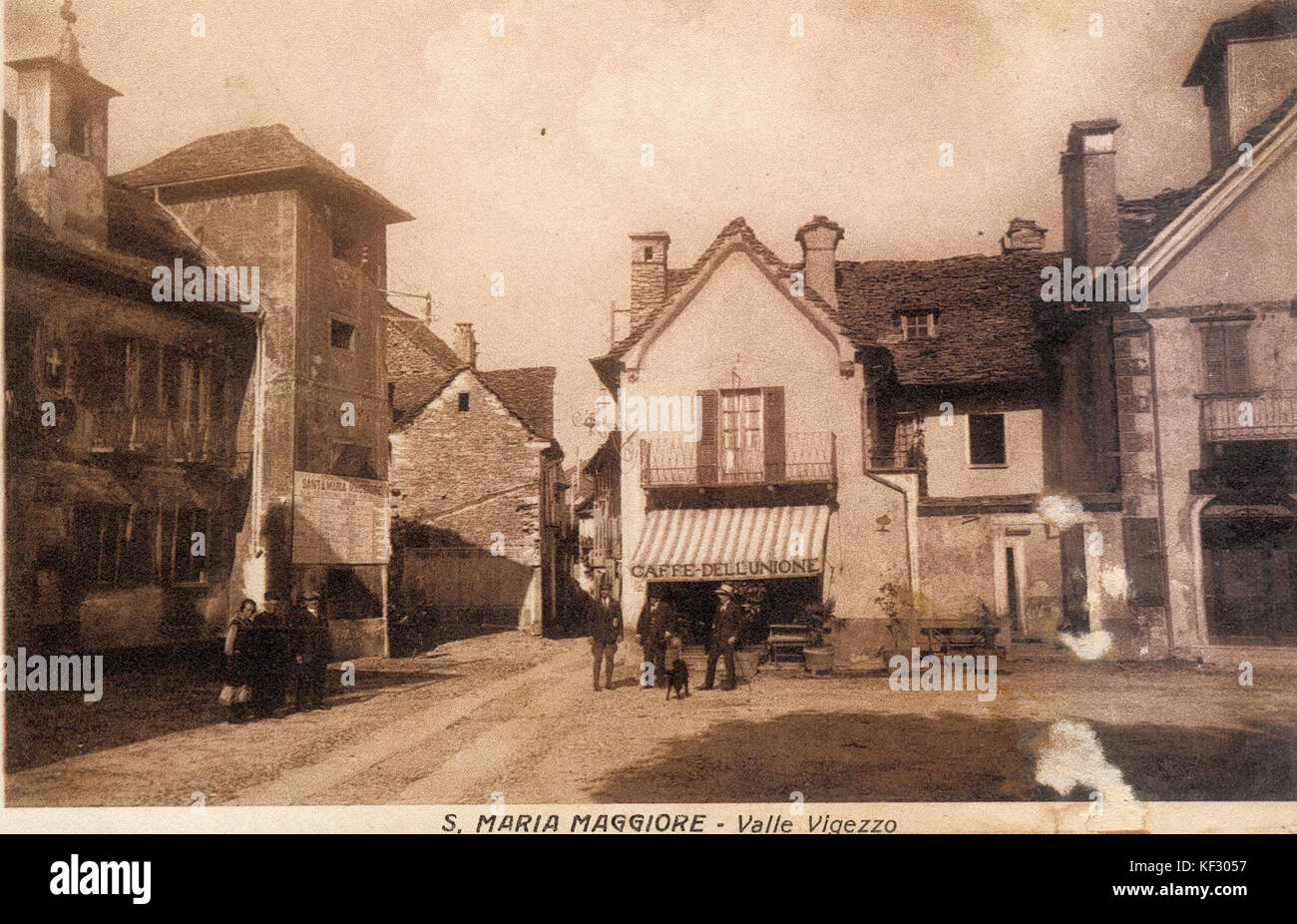 Santa Maria Maggiore postcard Stock Photo - Alamy