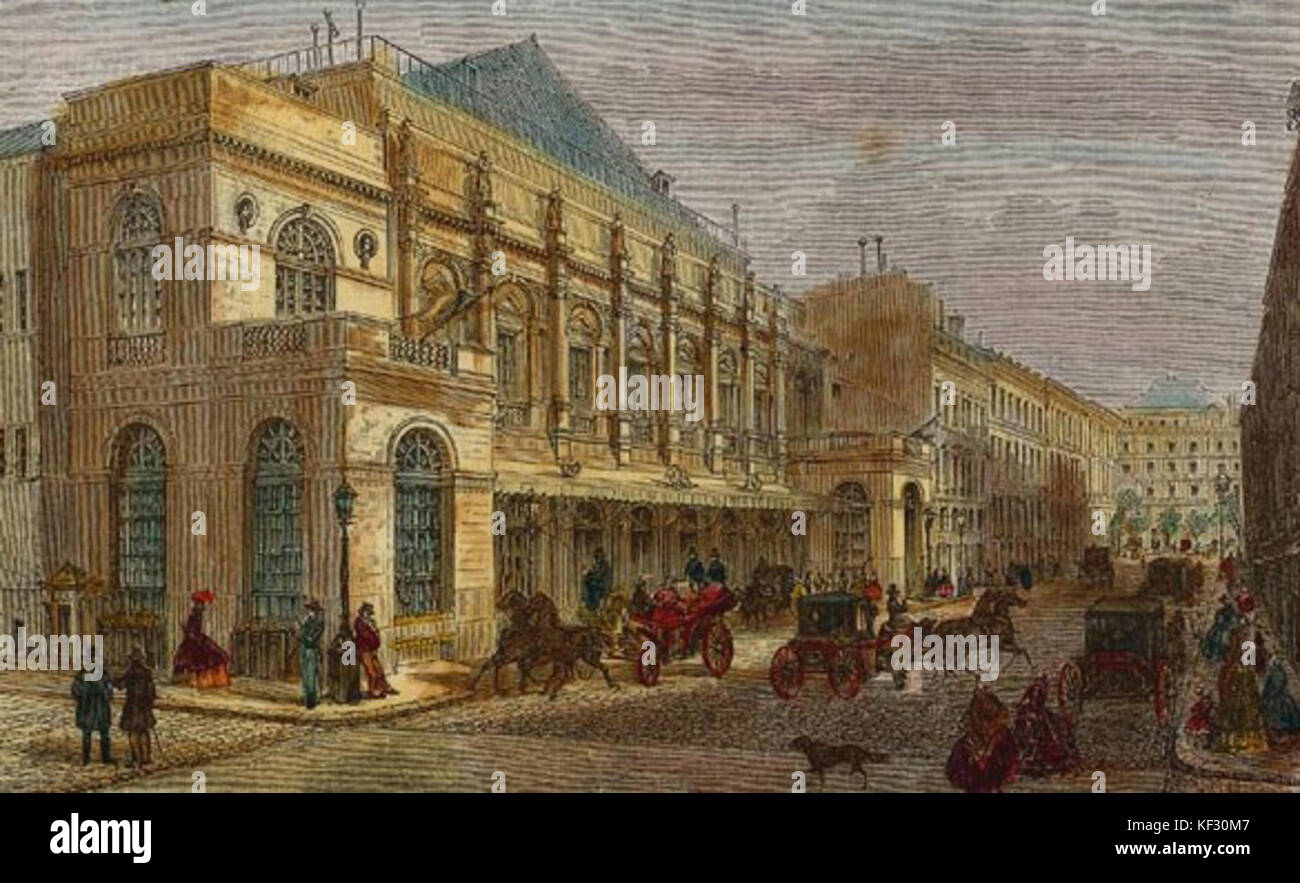 Paris Opera circa 1865 Stock Photo - Alamy